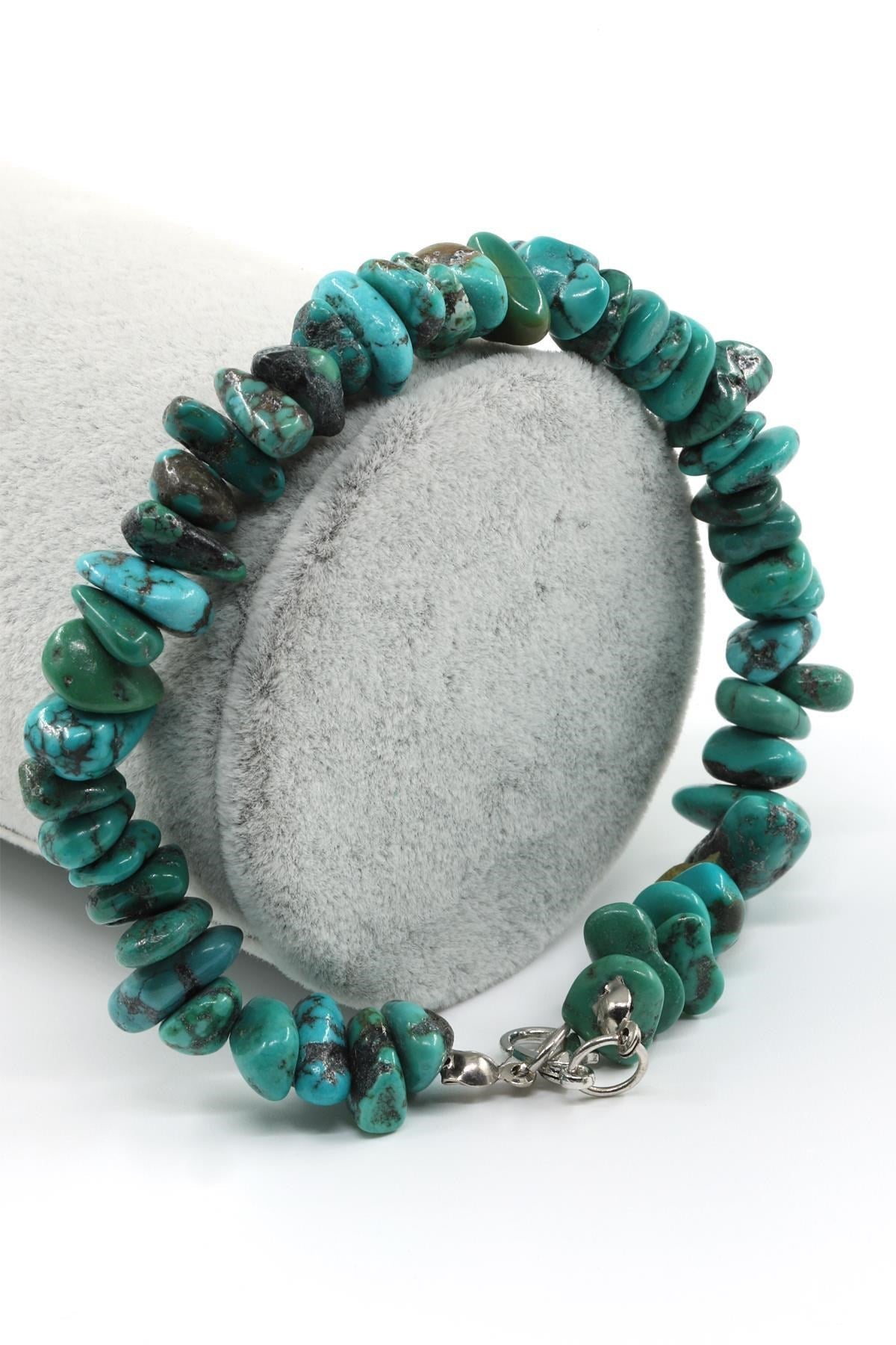 Original Turquoise Natural Stone Broken Stone Bracelet – Safnaturel