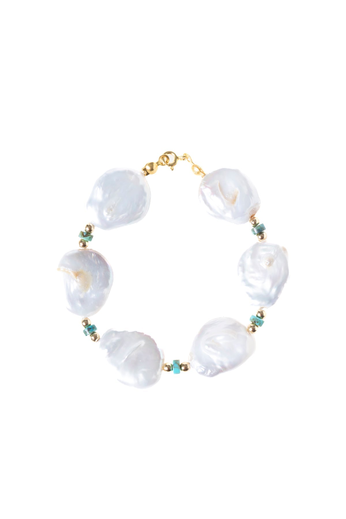 İnci, Turkuaz Doğal Taş Bileklik – Safnaturel